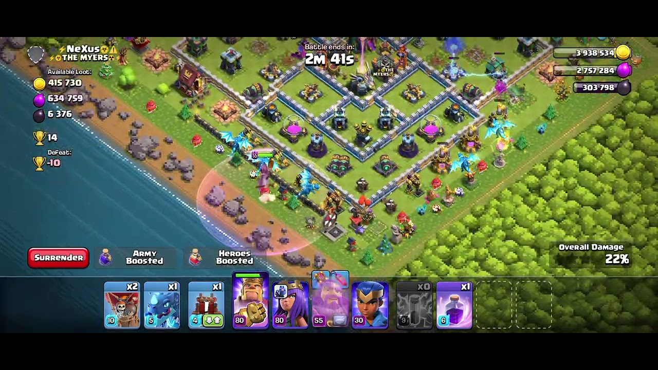 clash of clans game play my account coc 2025 new update mobile my ...