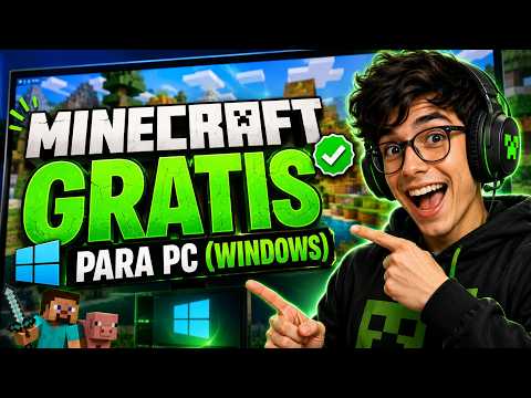 ✅ Como DESCARGAR MINECRAFT BEDROCK GRATIS en Cualquier PC con WINDOWS MEJOR MÉTODO✅