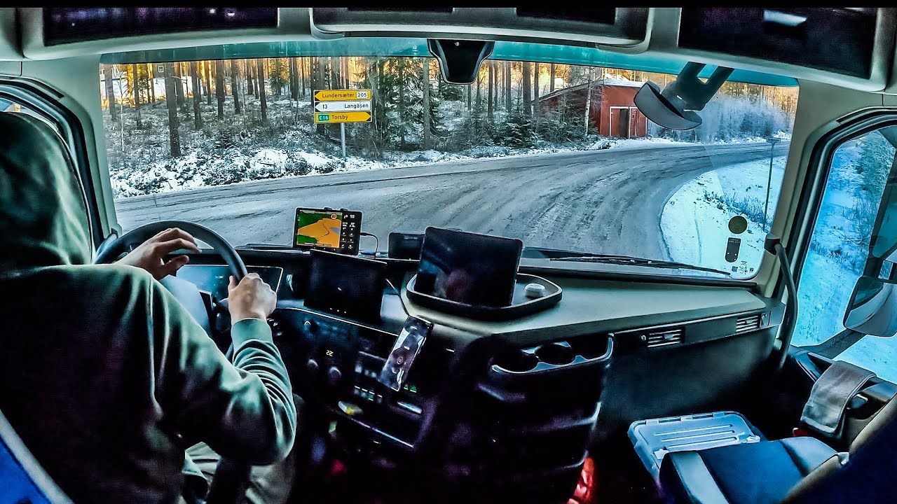 4K CABVIEW VOLVO || Переезд Норвегия🇳🇴 Швеция🇸🇪 Moving Norway Sweden ...