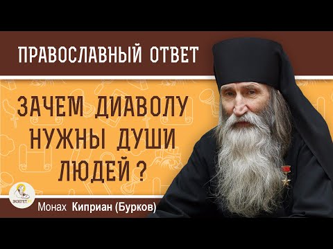 ЗАЧЕМ ДИАВОЛУ НУЖНЫ ДУШИ ЛЮДЕЙ ?  Монах Киприан (Бурков)