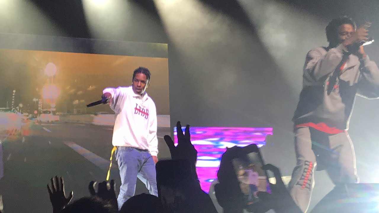 A$AP mob performs "feels so good" & "yamborghini high" live in Portland ...