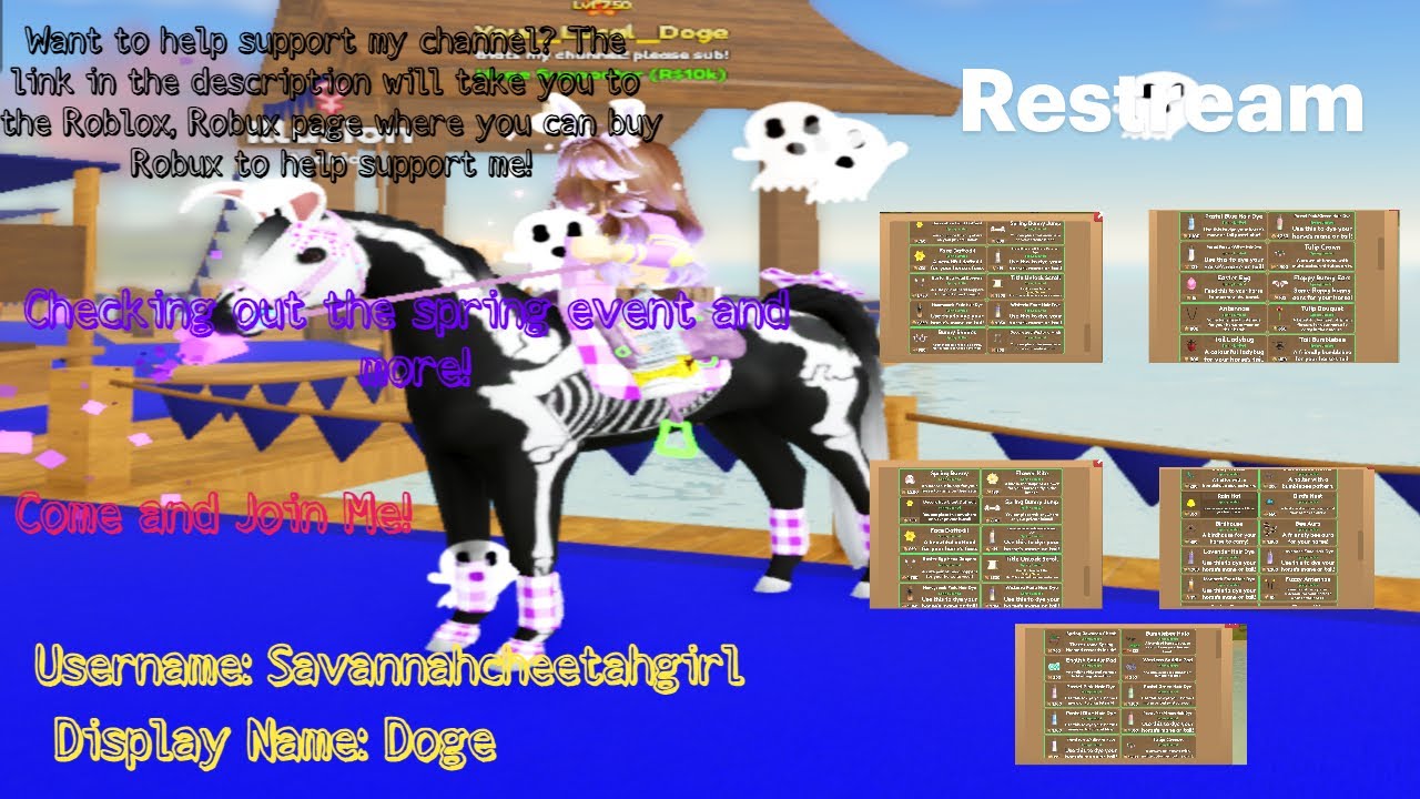 Grinding and checking out the spring event in WHI - YouTube