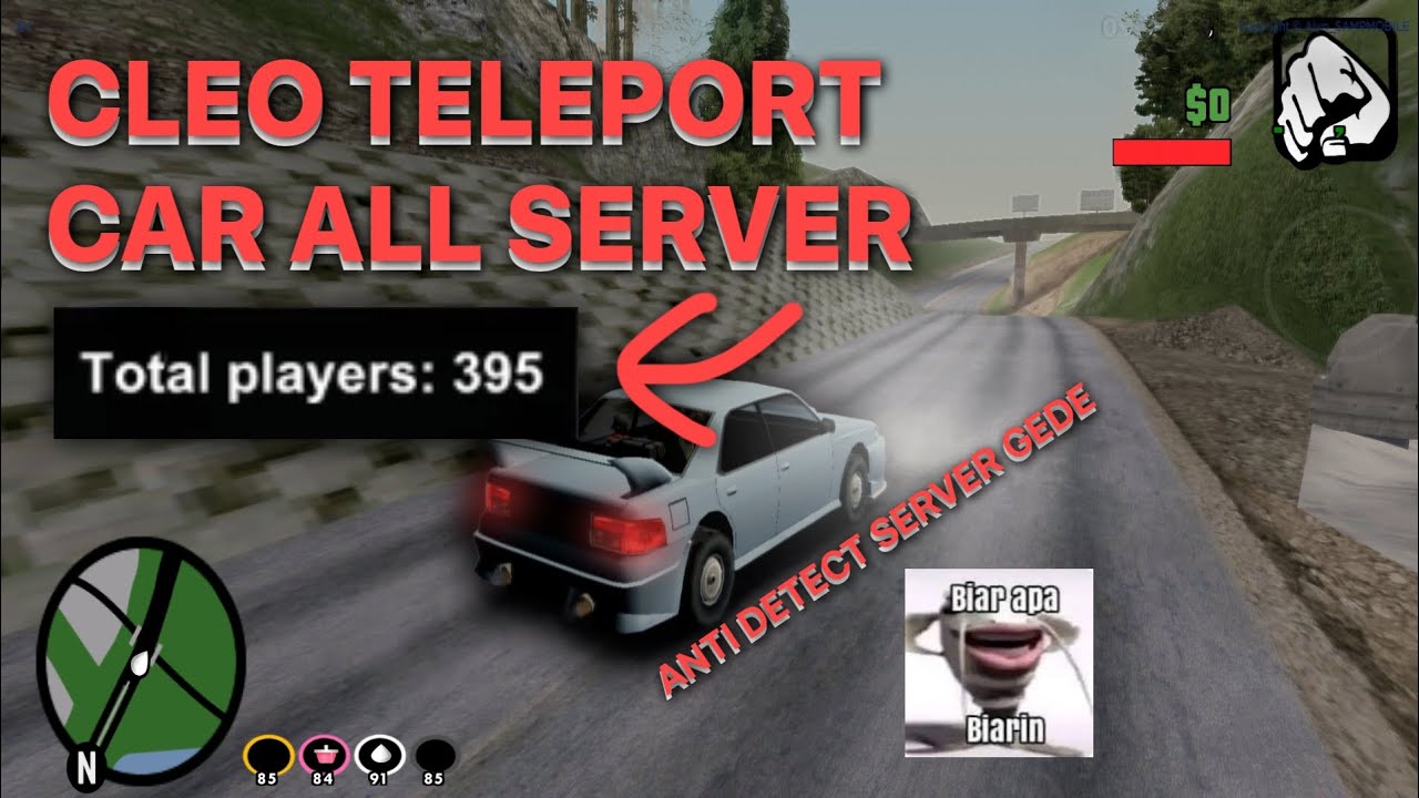 CLEO TELEPORT CAR NO DETECT SERVER 600 ON IC WOILAH - YouTube