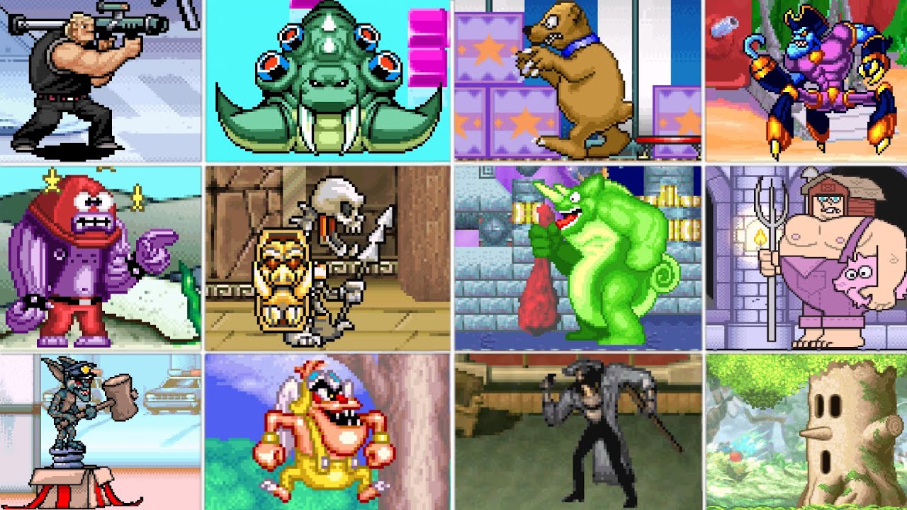 50 First Bosses Game Boy Advance (GBA) (No Damage) - YouTube