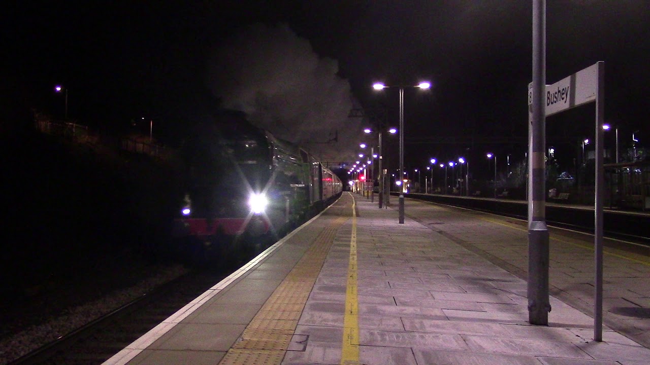60163 'Tornado' passes Bushey Station with the return of The Chester ...