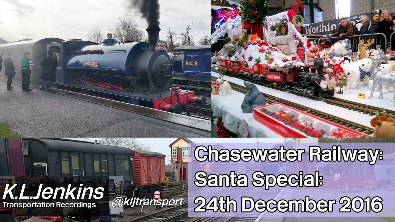 Chasewater Railway: Santa Special: 24th December 2016 - YouTube