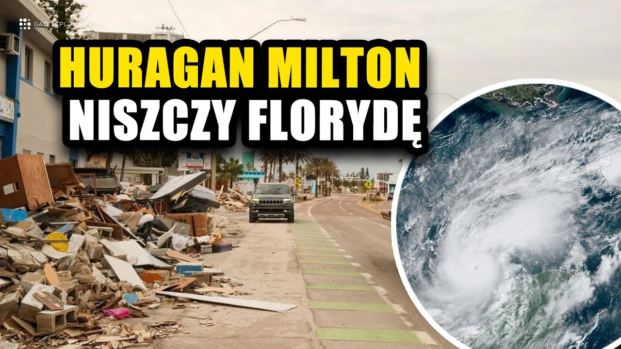 Huragan Milton pustoszy Florydę. Straty są ogromne - YouTube