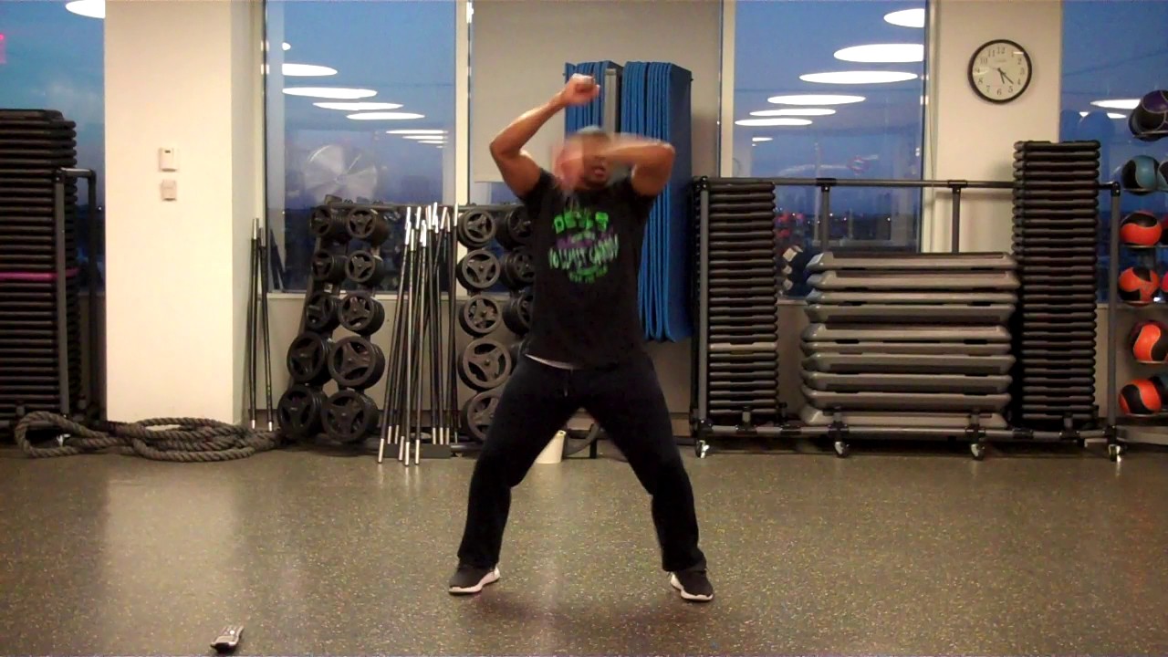 Instructional Cardio Kickboxing Routine 7 - YouTube