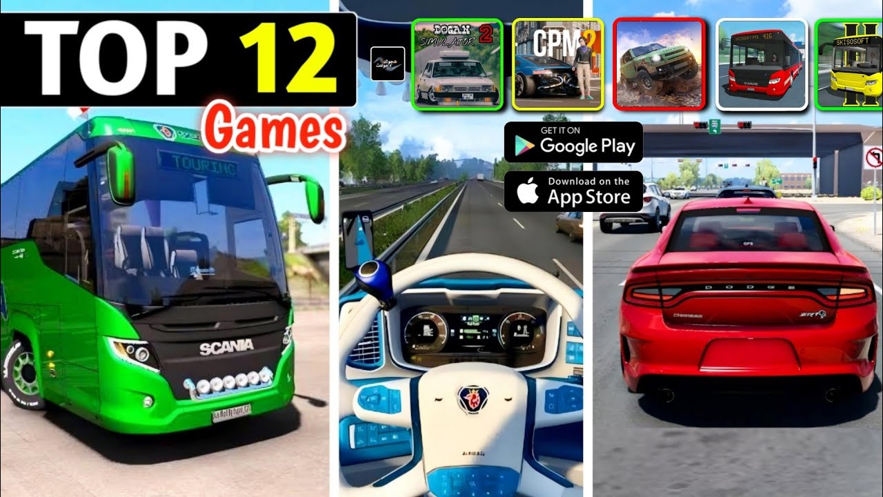 🔥TOP 12 BEST & LATEST NEW DRIVING GAMES FOR Android & iOS - YouTube