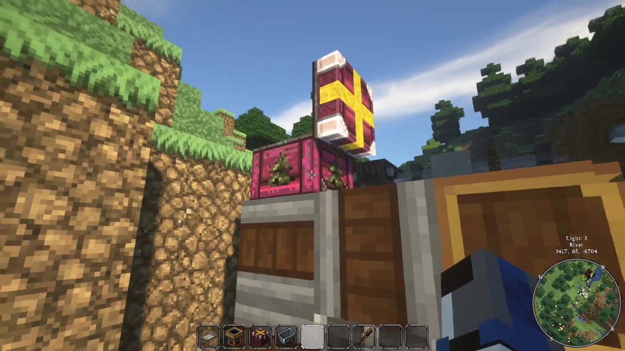 Minecraft Create: Filtered Portable Storage Interface - YouTube