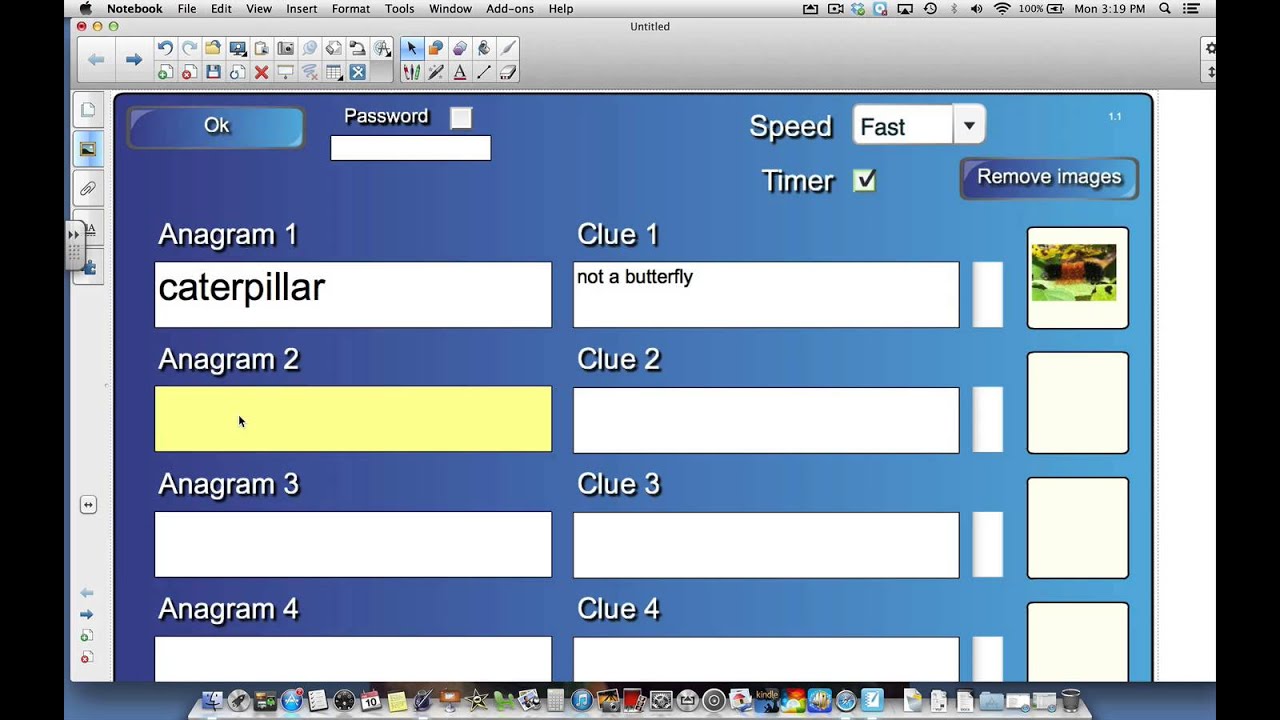 Smartboard- Lesson Activity Toolkit- Anagram - YouTube