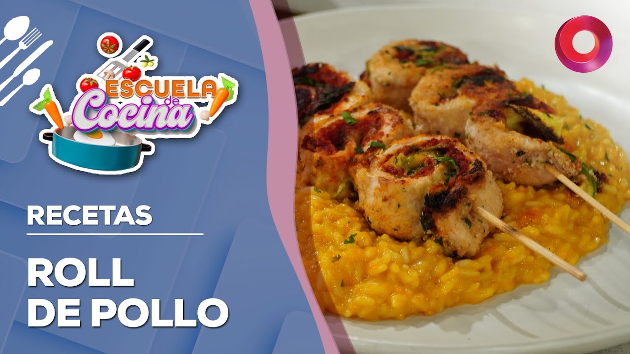 RECETA de ROLL DE POLLO EN BROCHETTE con arroz cremoso | # ...
