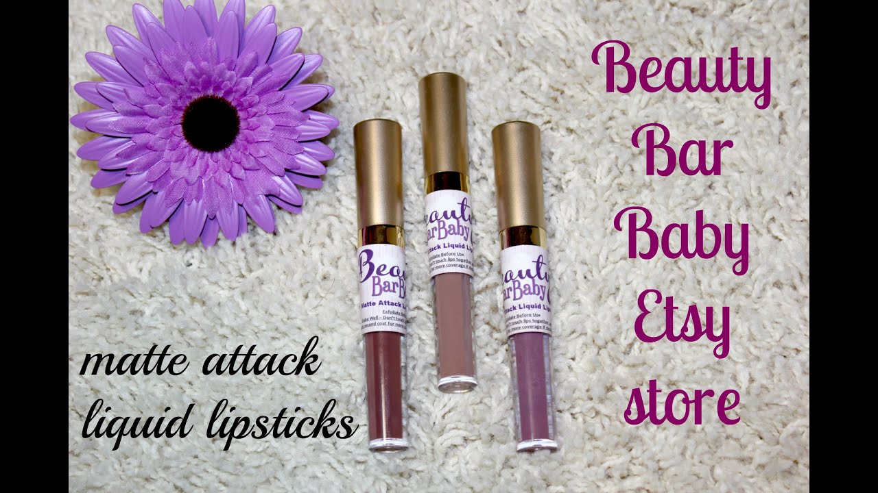 Beauty Bar Baby Liquid Lipsticks and Swatches - YouTube