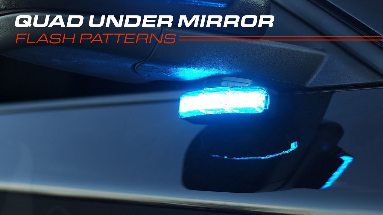 Quad Under Mirror Puck Light // Tri & Quad-Color Flash Patterns - YouTube