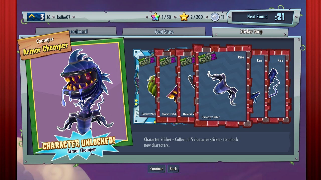 Pvz GW2 PC Stream - #3 Unlocked my console mains (Armor Chomper & Rugby ...