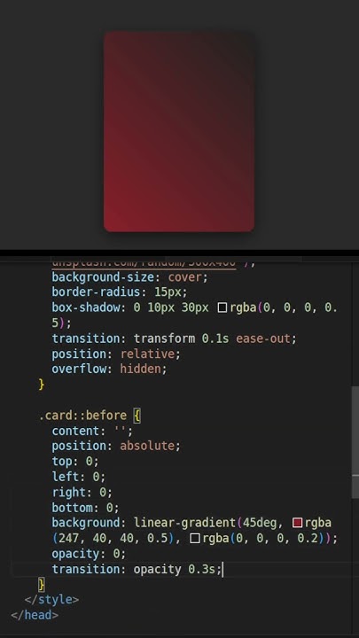 Parallax Card Animation Html Css Js Javascript Html Css Coding Webdevelopment Beginner