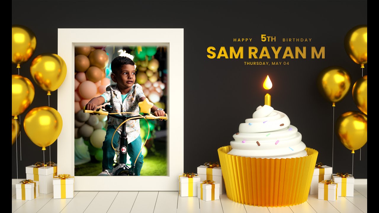 Rayan 5th Birthday - YouTube