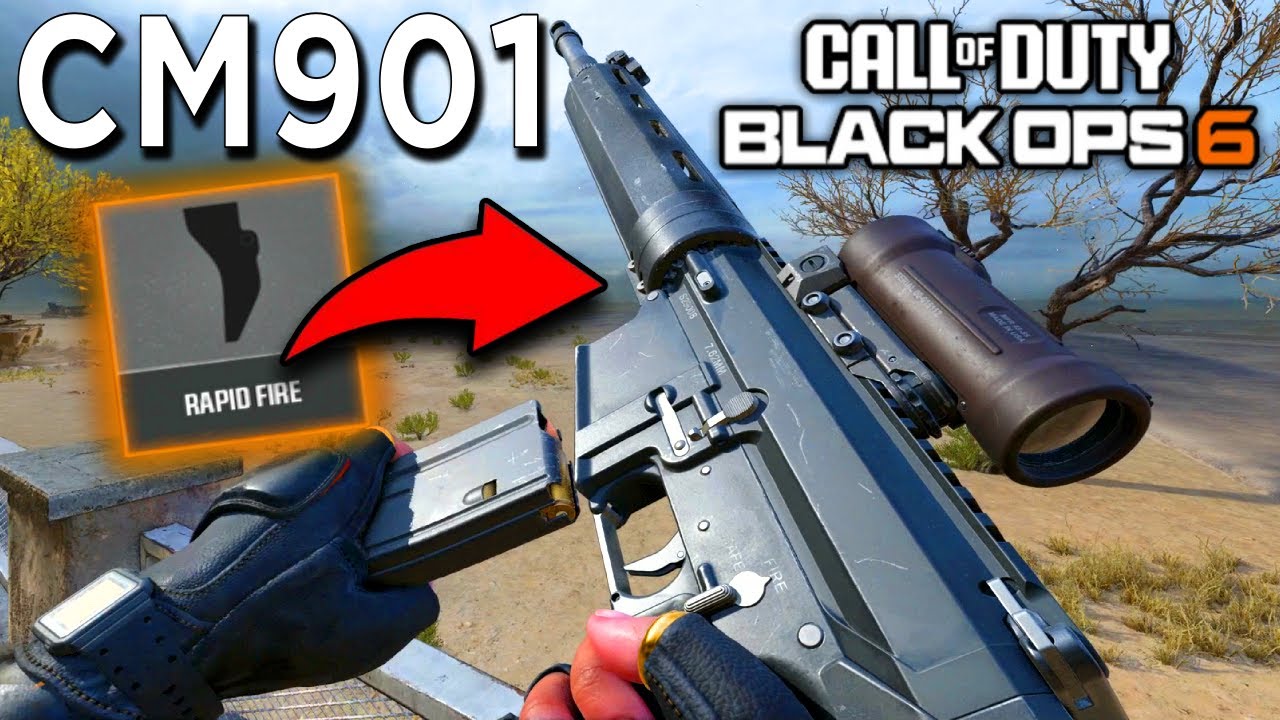 RAPID FIRE on DM-10 - Colt CM901 Recreation Gunplay in Black Ops 6 BETA Gameplay - YouTube