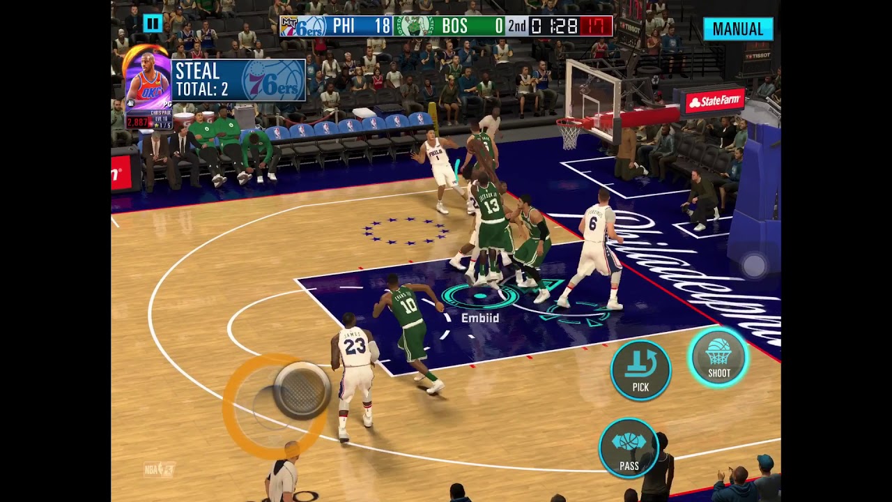 NBA 2k Mobile Gameplay 4 - YouTube