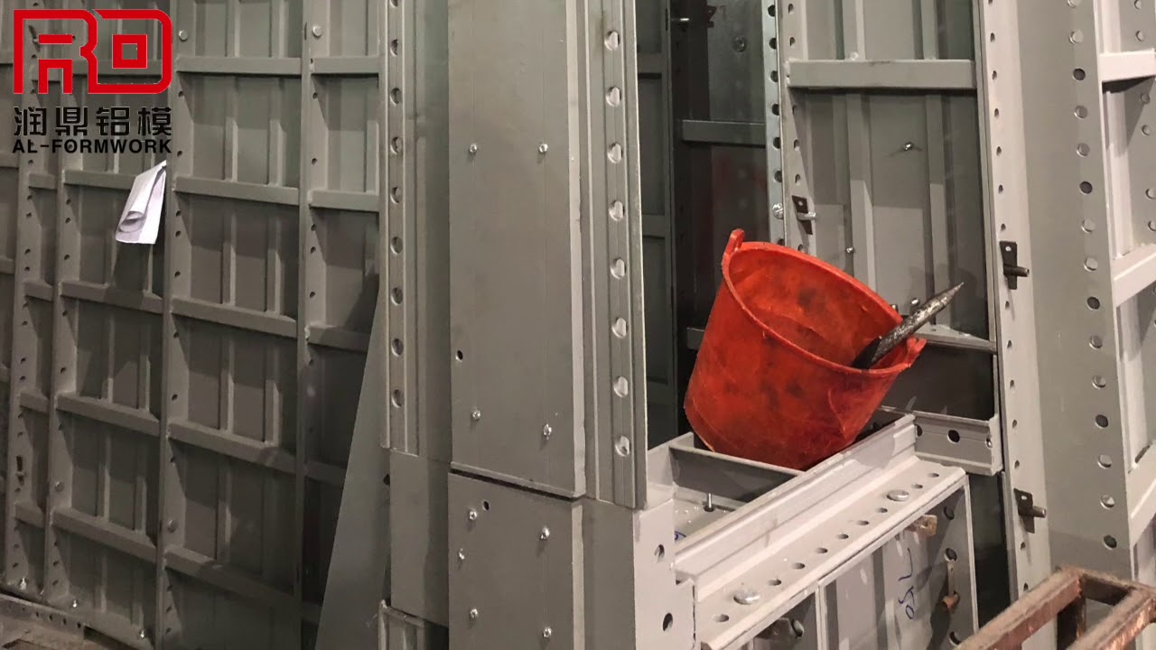 Dripping water line Pre embedded grooves of aluminum formwork system ...
