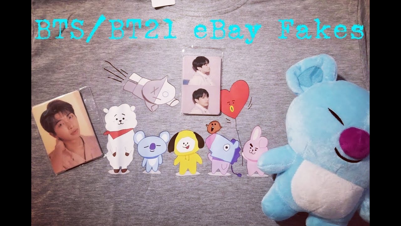 Fake BTS Merch from eBay vs. Real Merch - YouTube