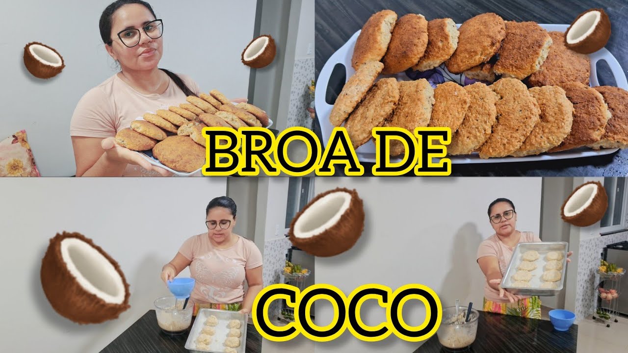 BROA DE COCO PERFEITA- PARA O CAFÉ DA MANHÃ ☕️ - YouTube