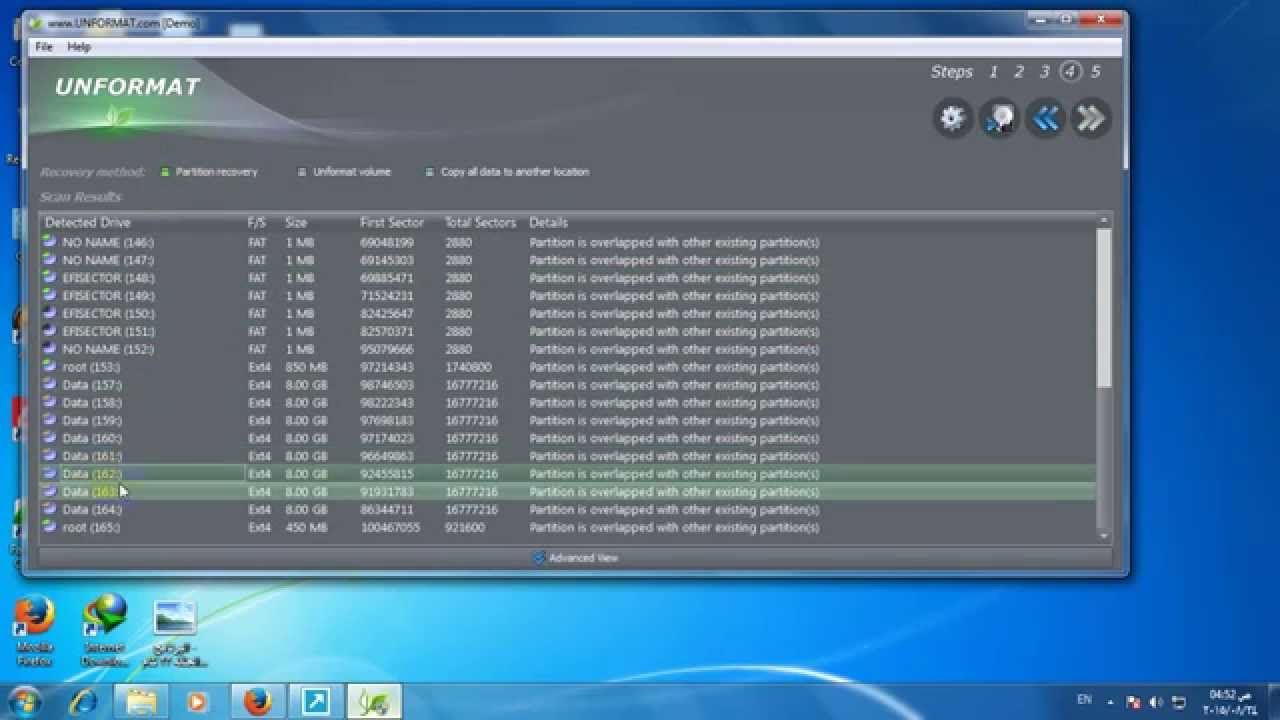 شرح برنامج unformat لاسترجاع الملفات المحذوفة بالخطأ - YouTube