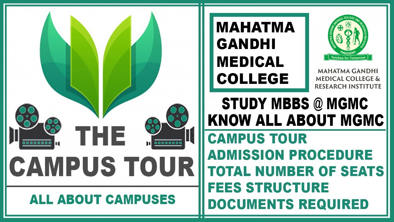 MAHATMA GANDHI MEDICAL COLLEGE PODICHERRY. (THE CAMPUS TOUR) - YouTube