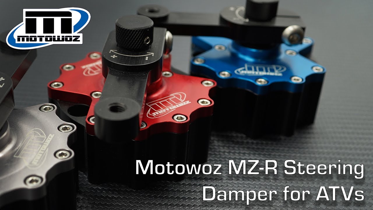 Motowoz MZ-R Steering Damper for ATVs - YouTube