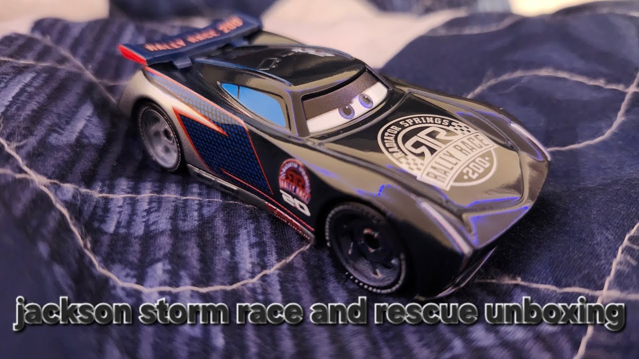 Jackson storm race and rescue unboxing diecast - YouTube