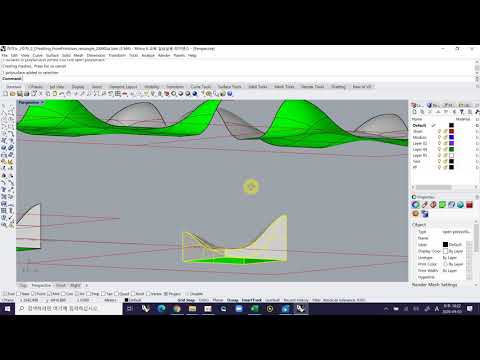 라이노 3주차 CP에디팅 사각형서페이스 2b [Rhino_Control-Point Editing_Rectangle 2b ...
