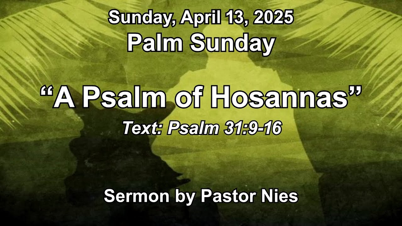 Sunday, April 13, 2025 8 am Worship - YouTube