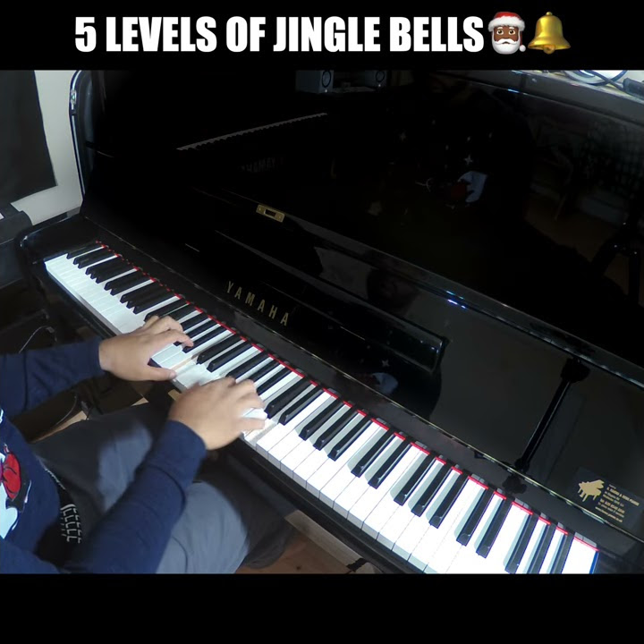 5 Levels of Jingle Bells - Piano - YouTube