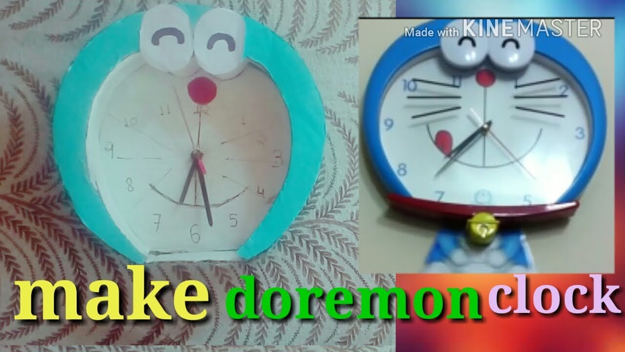 Doremon clock at home easy must watch - YouTube