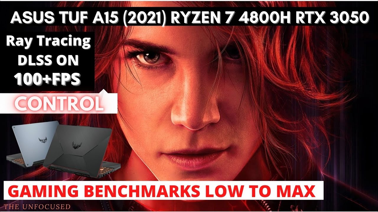 Control Gameplay Asus Tuf A15 (2021)Ryzen 7 4800h RTX 3050 ...