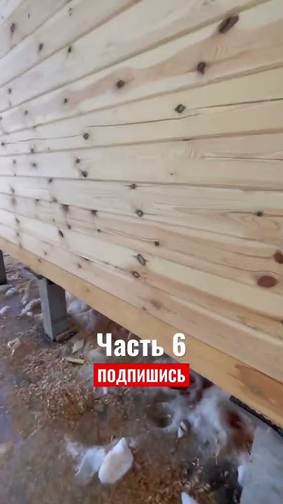 Сетка от грызунов в доме из профилированного бруса! #сбк - YouTube