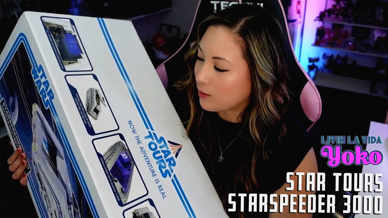Unboxing the D23 Star Tours StarSpeeder 3000 Vehicle Playset! - YouTube