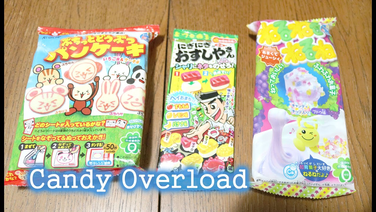 3 DIY Japanese Candy Kits Candy Time! - YouTube