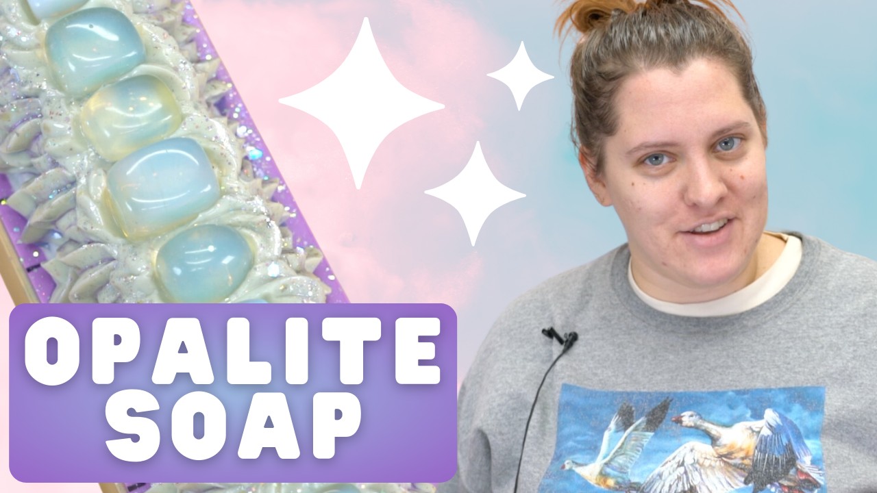 How I Made These Breathtaking Opalite Stone Soaps! - YouTube