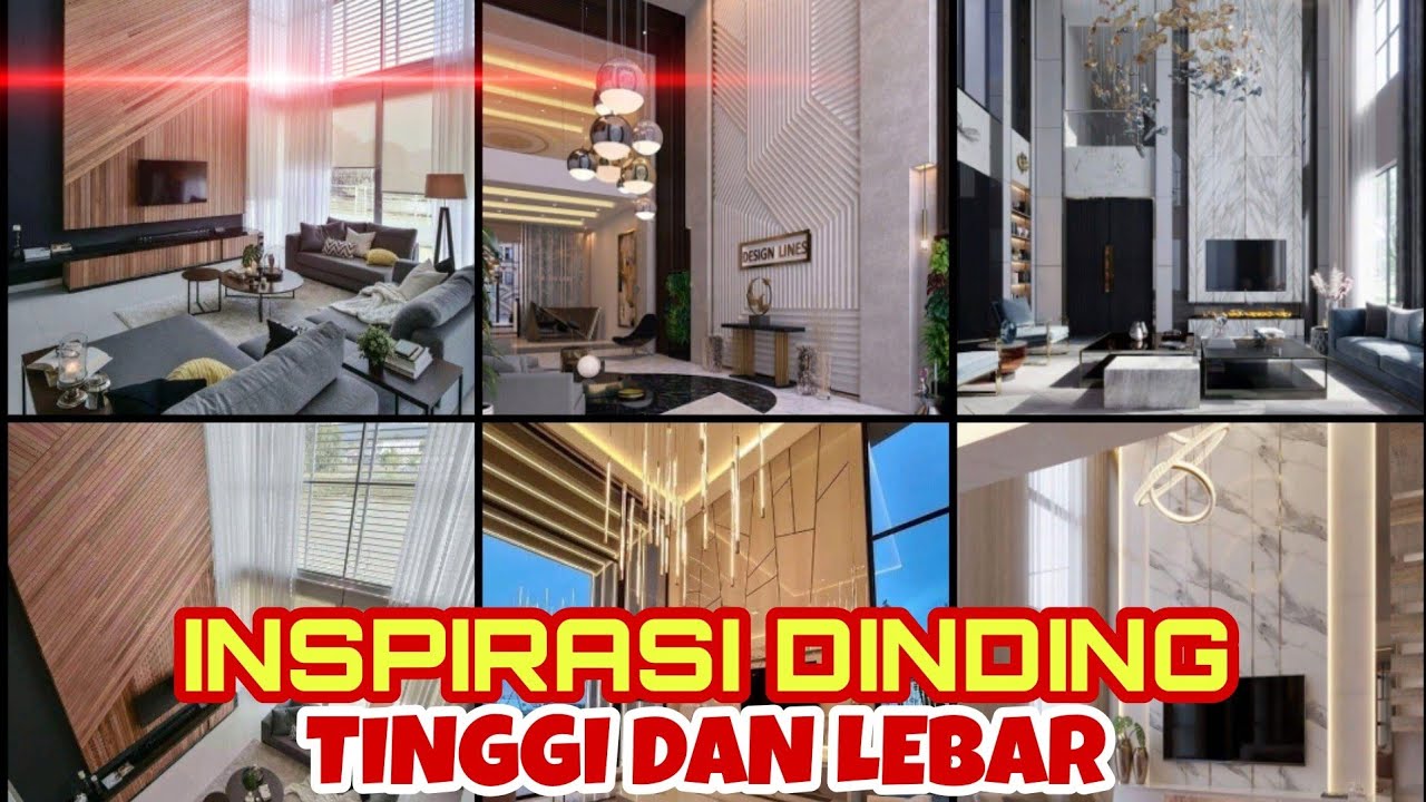 INSPIRASI DINDING RUMAH TINGGI DAN LEBAR - YouTube