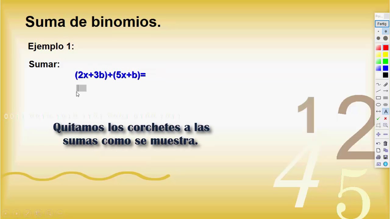 Como sumar binomios facil - YouTube