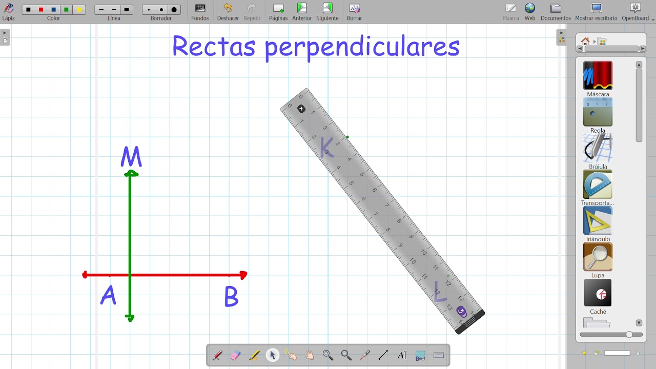 RECTAS PERPENDICULARES- GRADO TERCERO - YouTube