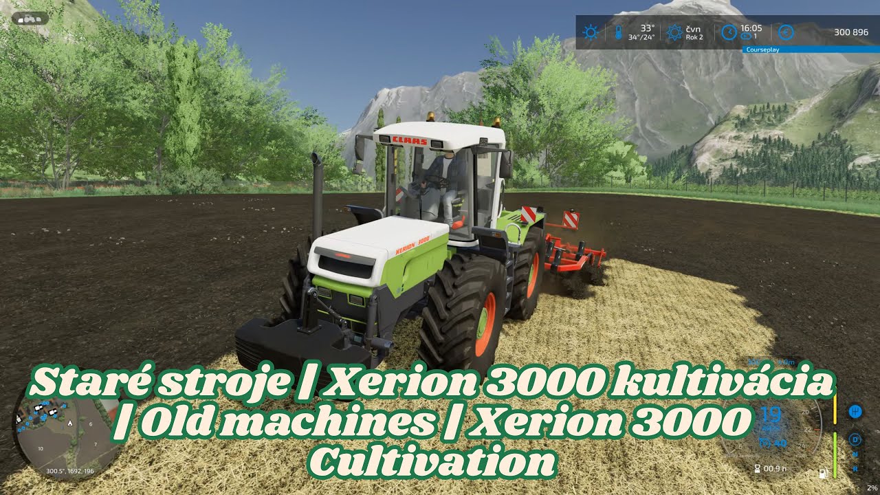 FS22 | Staré stroje | Xerion 3000 kultivácia | Old machines | Xerion ...