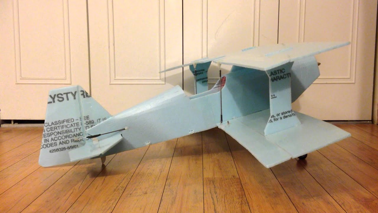 Homemade RC Ultimate Biplane - YouTube