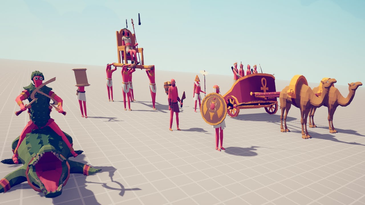 NEW EGYPT FACTION vs EVERY FACTION | Totally Accurate Battle Simulator ...