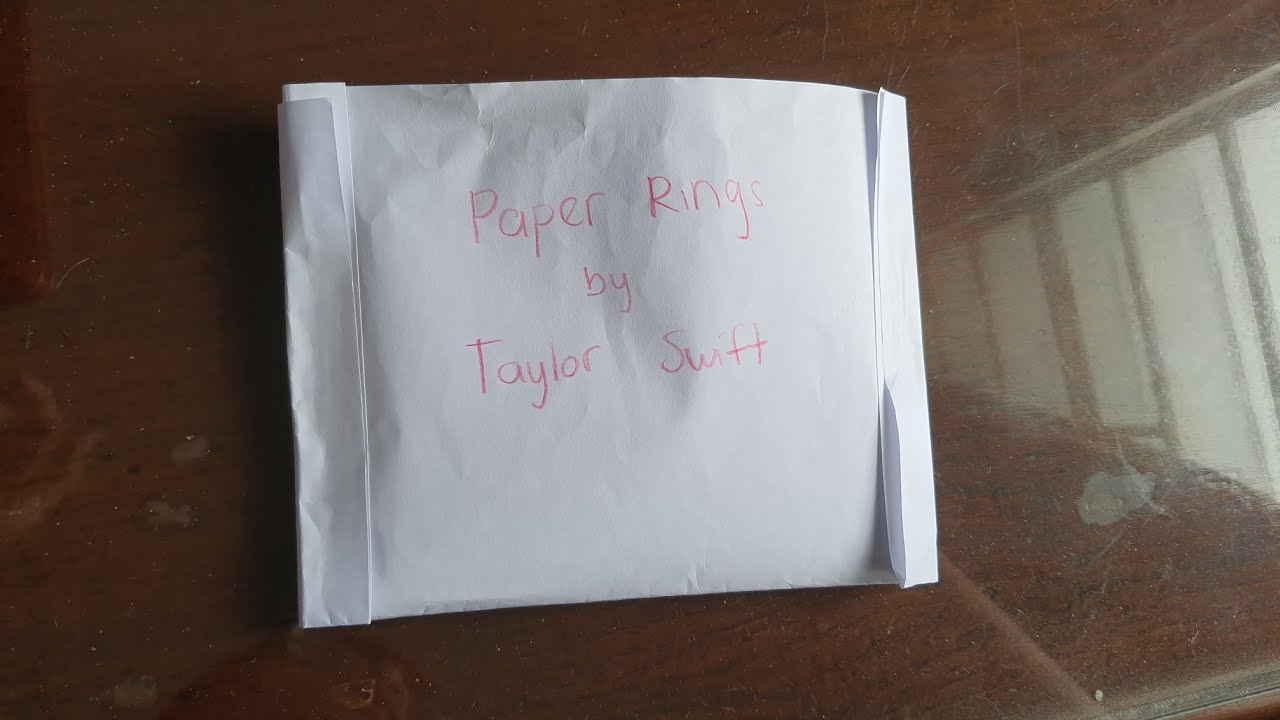 Taylor Swift - Paper Rings (Stop Motion Lyric Video) - YouTube