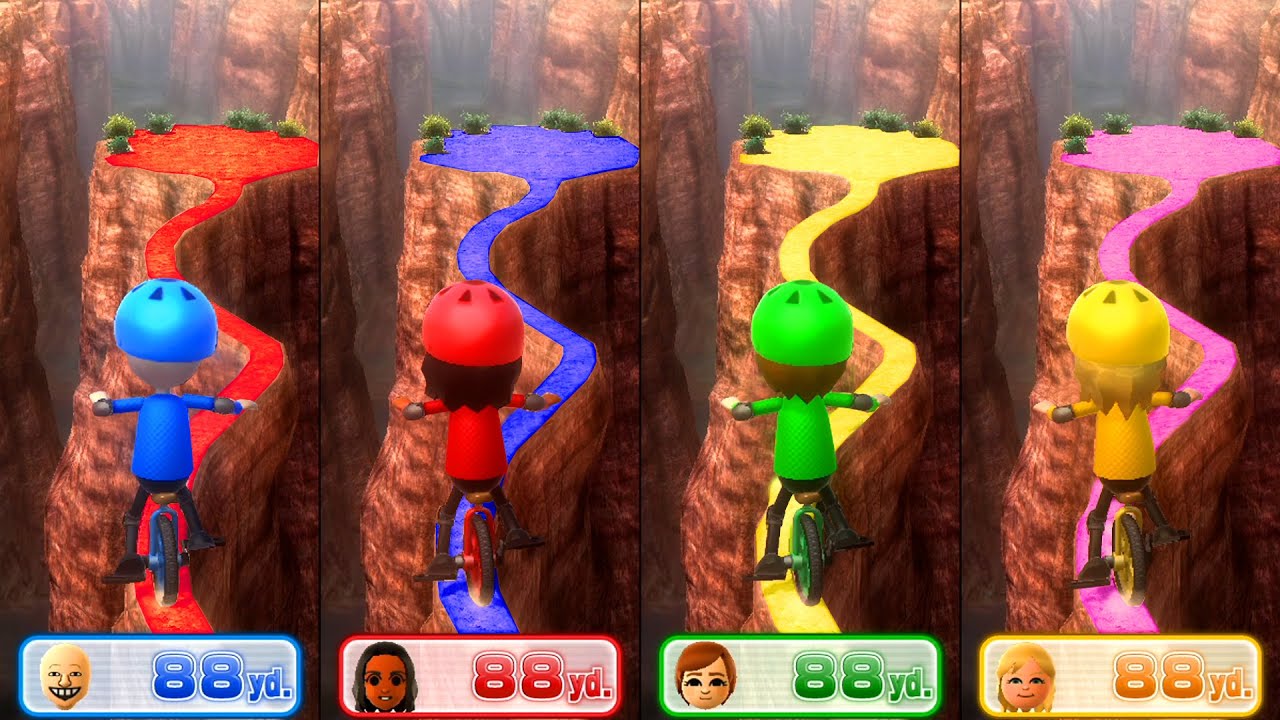 Wii Party U Minigames - Troll Face Vs Faustine Vs Susie Vs Olga ...