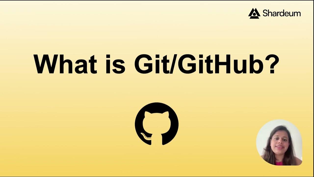 OSS #1: What is Git/GitHub & Why do we need it? | Shardeum - YouTube