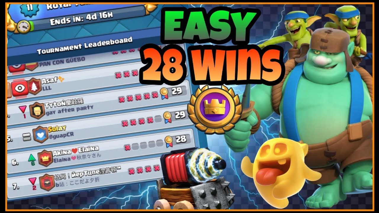 #6 IN ROYAL TOURNAMENT W/ GOBLIN GIANT SPARKY RAGE DECK - YouTube