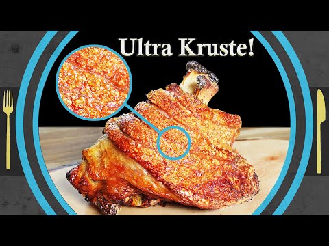Die knusprigste Schweinshaxe, Stelze aus dem Backofen! Rezept